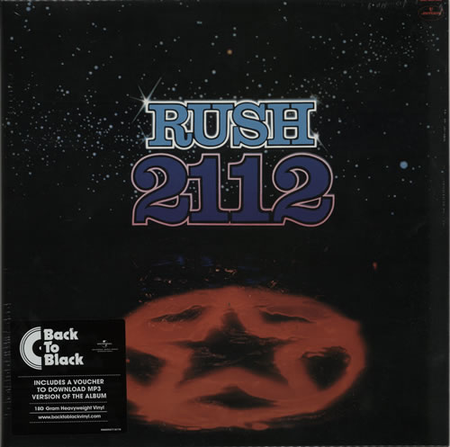Rush 2112 [Twenty One Twelve] - Back To Black - Sealed UK vinyl LP ...